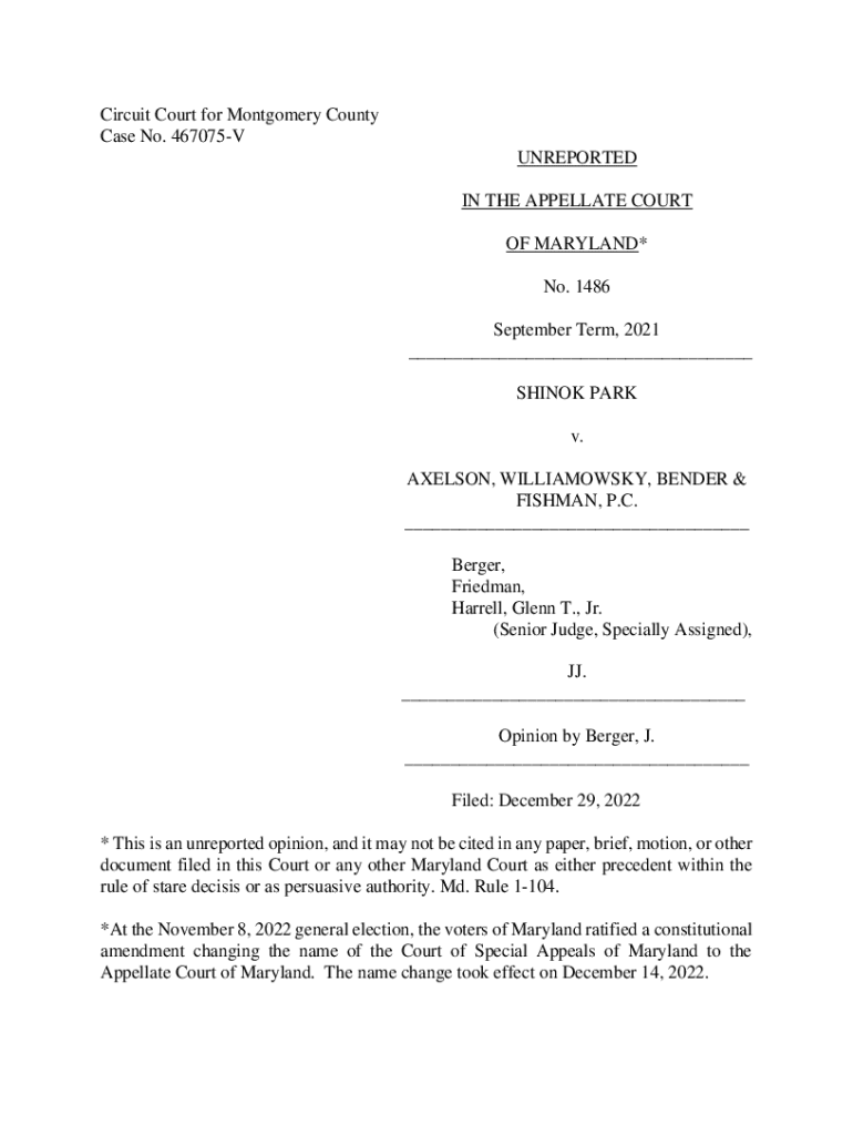 Fillable Online Criminal Department - Montgomery County, MD Circuit ...