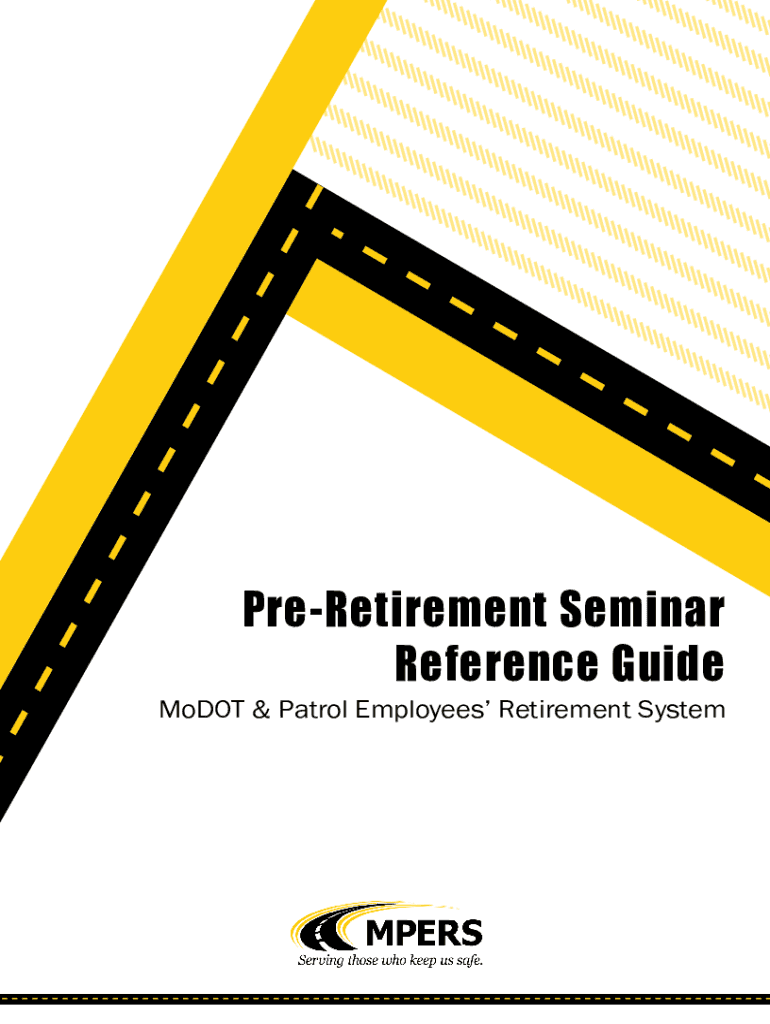 Fillable Online Pre-Retirement Planning Seminar - Human Resources Fax ...