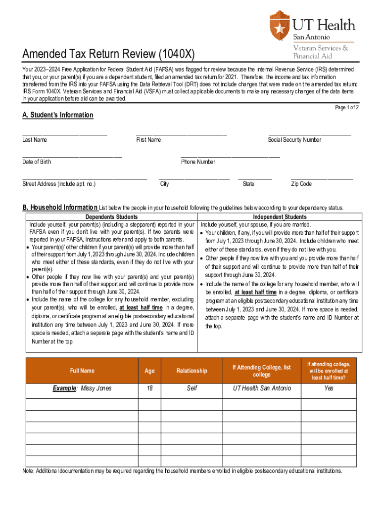 Fillable Online students uthscsa What is the IRS Data Retrieval Tool ...