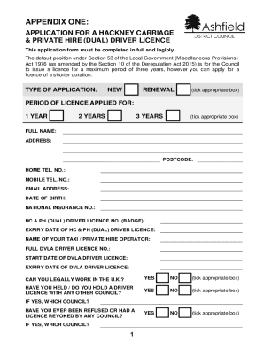 Fillable Online Appendix J - Vehicle application procedure Fax Email ...