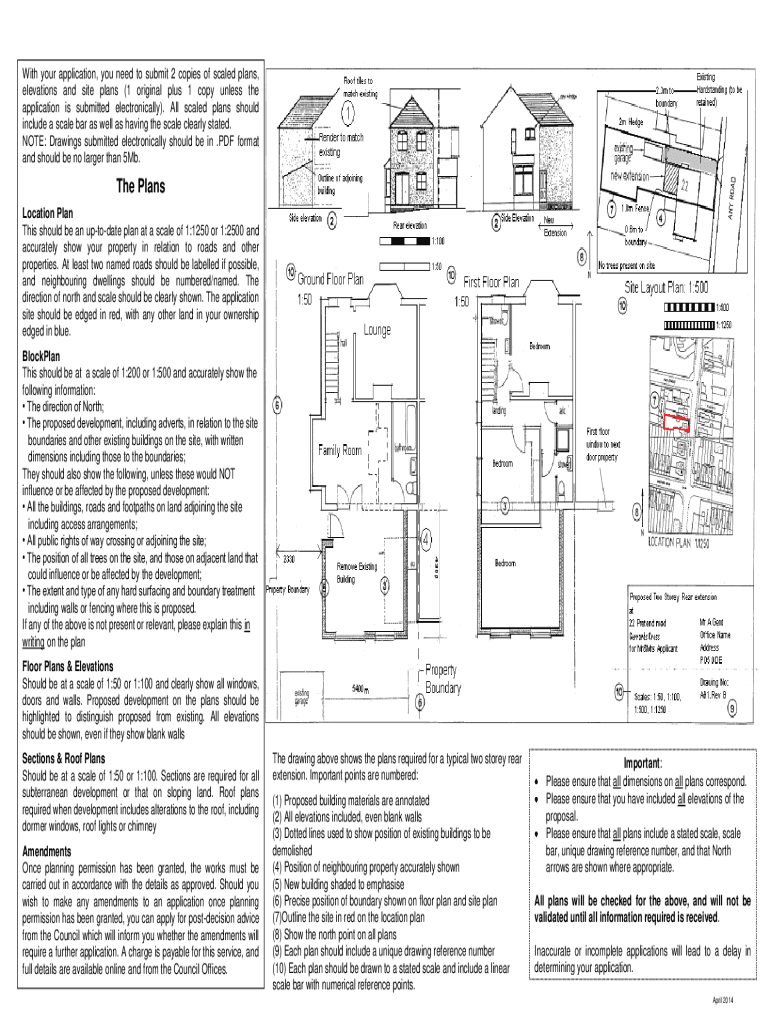 Fillable Online With your application, you need to submit 2 copies of scaled plans, Fax Email ...