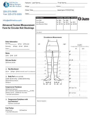 Fillable Online Ready Made Compression Garments Approved Product List ...