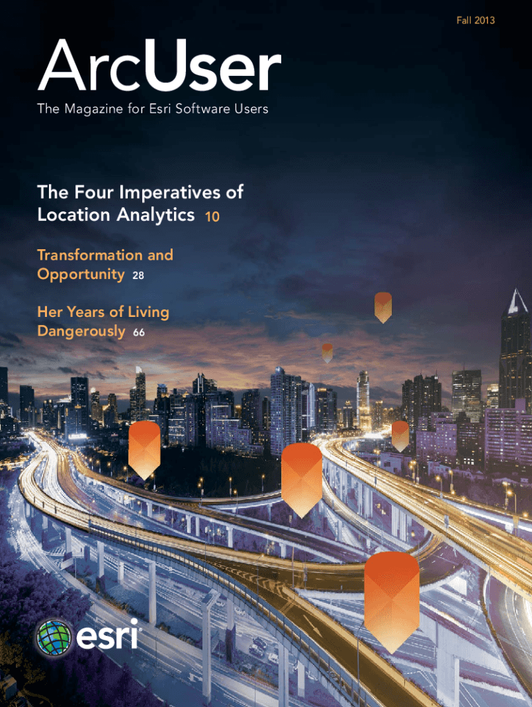 Fillable Online The Magazine for Esri Software Users Fax Email Print - pdfFiller
