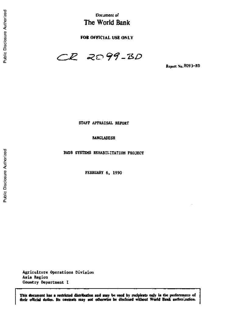 Fillable Online 40390 - World Bank Documents Fax Email Print - pdfFiller