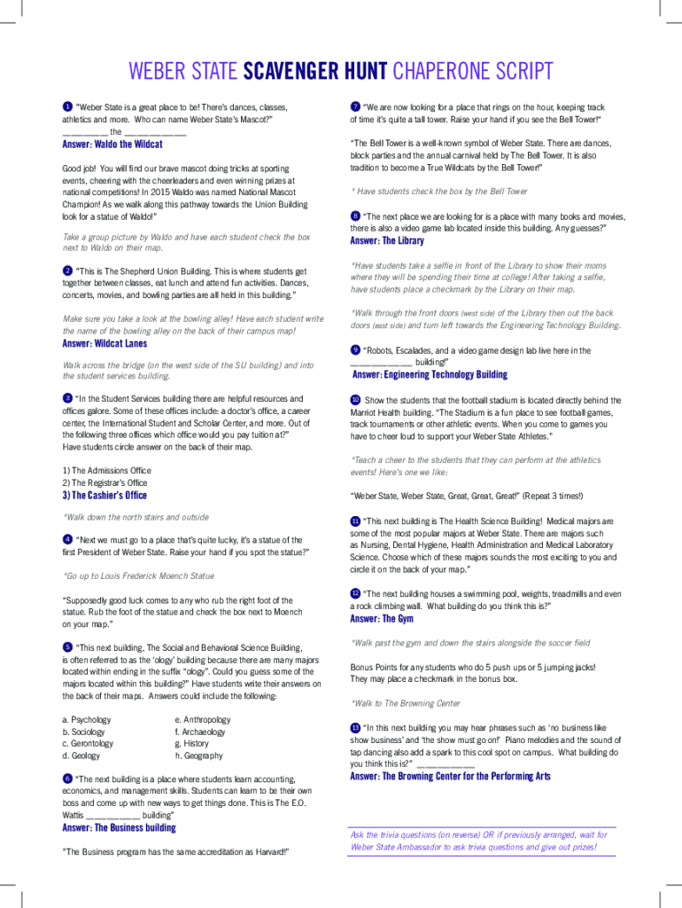 Fillable Online apps weber Spirit Squad and Waldo Appearances - Weber State Athletics Fax Email ...