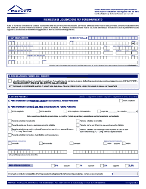 Compilabile Online Fondo Pensione Complementare per i Lavoratori delle ...