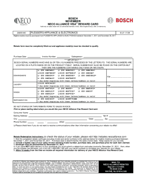 Fillable Online Fillable Online Bosch may neco alliance visa reward ...