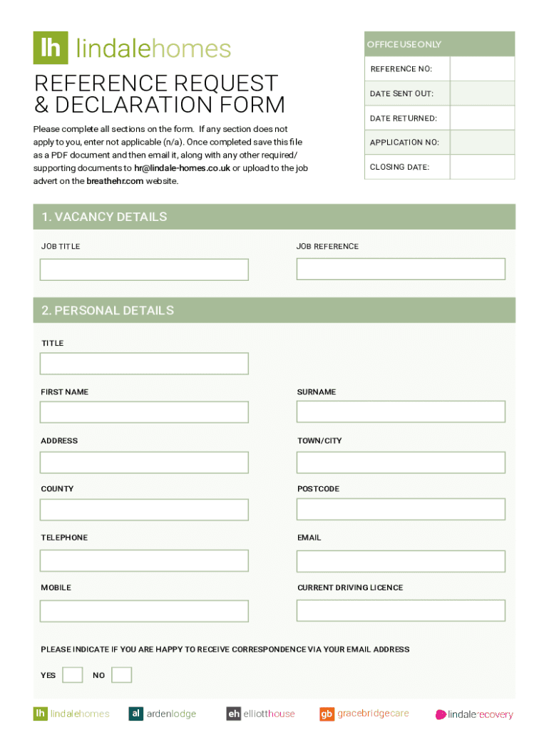 Fillable Online How to Decline a Request for a Reference - The Balance ...