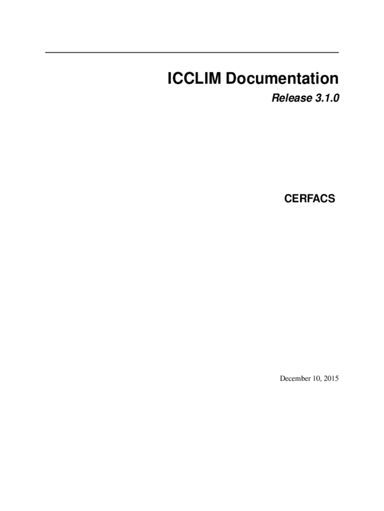 Fillable Online media readthedocs icclim: Calculating Climate Indices ...