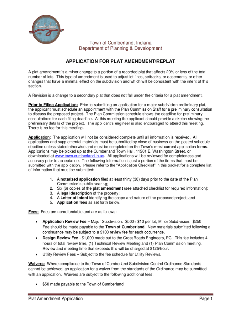 Fillable Online Application Procedures for Planned Unit Development ...