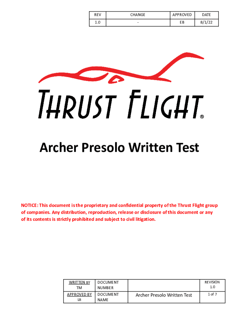 Fillable Online Orbic - Pre Solo Written Exam Flashcards by Patrick ...