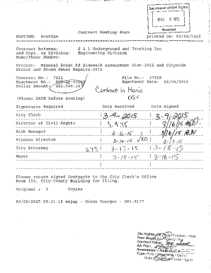 Fillable Online Contract Routing FormSimmons Internal Fax Email Print ...