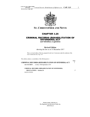 Fillable Online Criminal Records (Rehabilitation of Offenders) Act CAP. 3.25 Fax Email Print ...