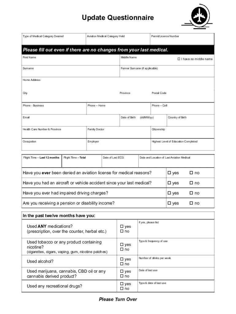 Fillable Online Medical Questionnaire Form Template - Jotform Fax Email ...