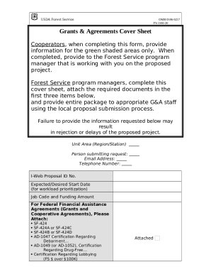 Agreement Cover Page Doc Template | pdfFiller