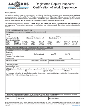Fillable Online How to fill out the Certification of Work Experience ...