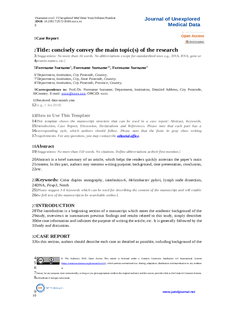 Info for Authors: Med - Cell Press Doc Template | pdfFiller