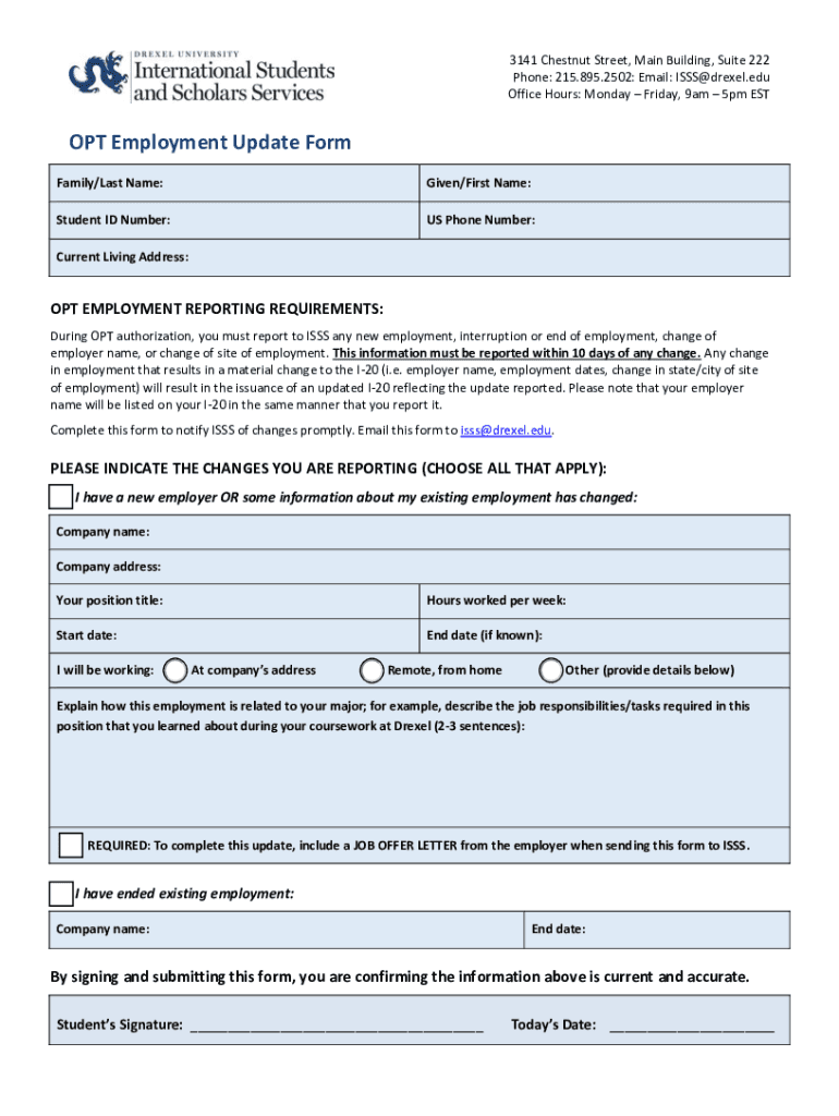 Fillable Online F-1/J-1 Less Than Full Time (LTFT) Form Fax Email Print ...