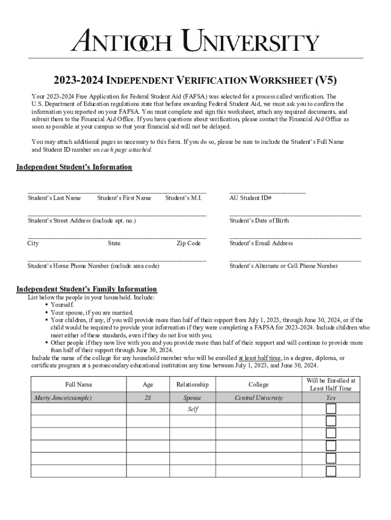 Fillable Online Your 2023-2024 Free Application for Federal Student Aid ...