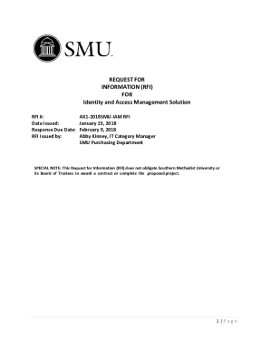 Fillable Online Arizona (RFI)Request for Information for Identity and ...