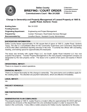 Fillable Online Change in Ownership and Property Management of Leased ...