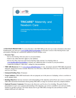 Fillable Online To ensure that those with TRICARE get the most up-to ...