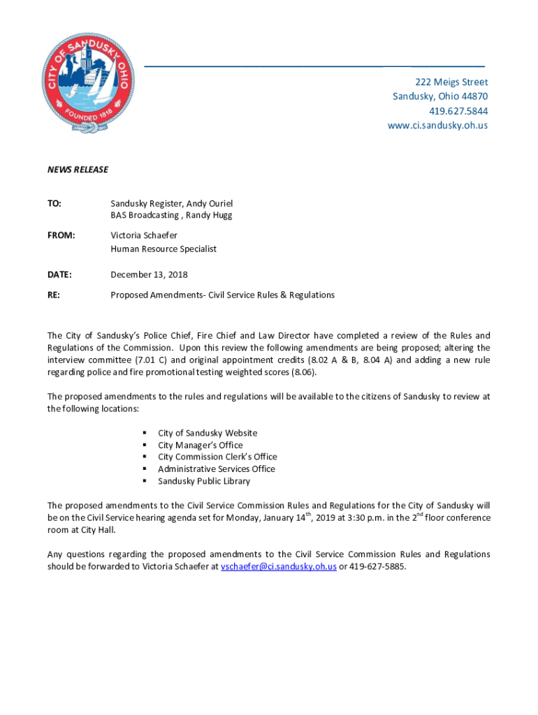 Fillable Online Sandusky Register, Andy Ouriel Fax Email Print - pdfFiller