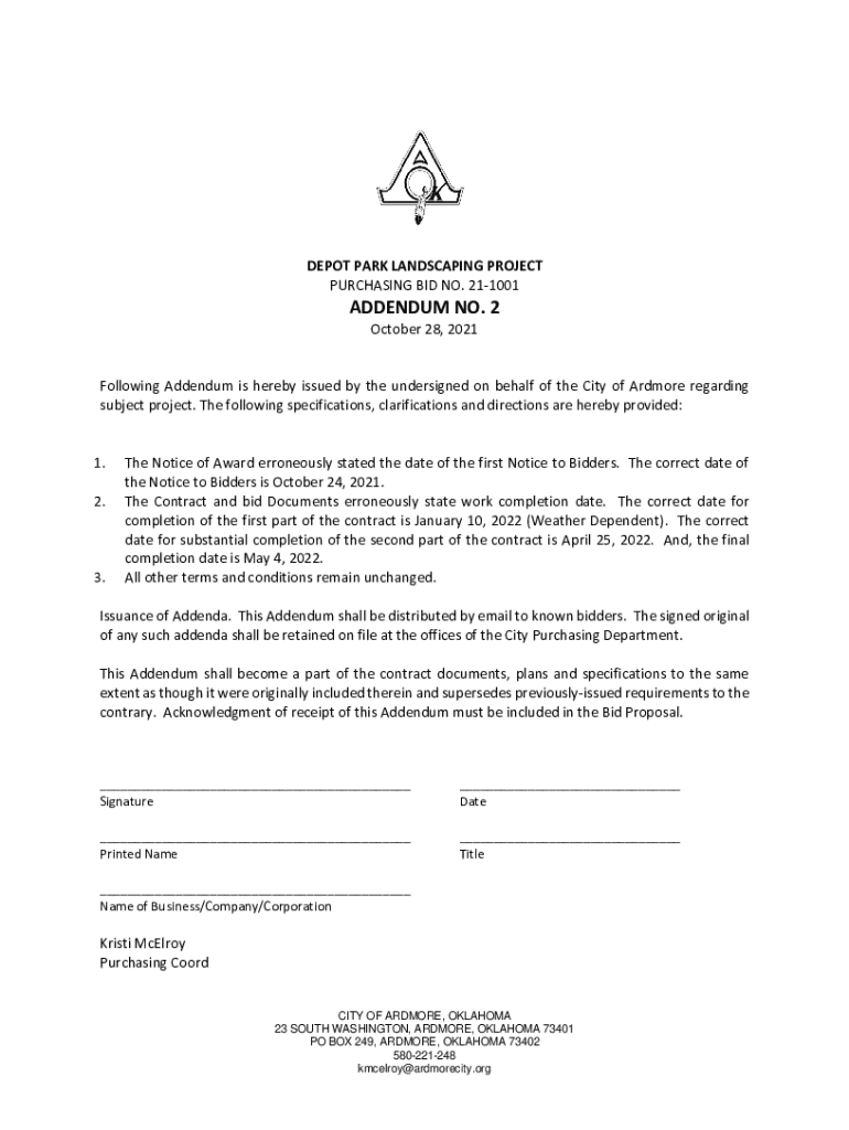 Fillable Online INVITATION TO BID NOTICE TO BIDDERS CITY OF ... Fax ...