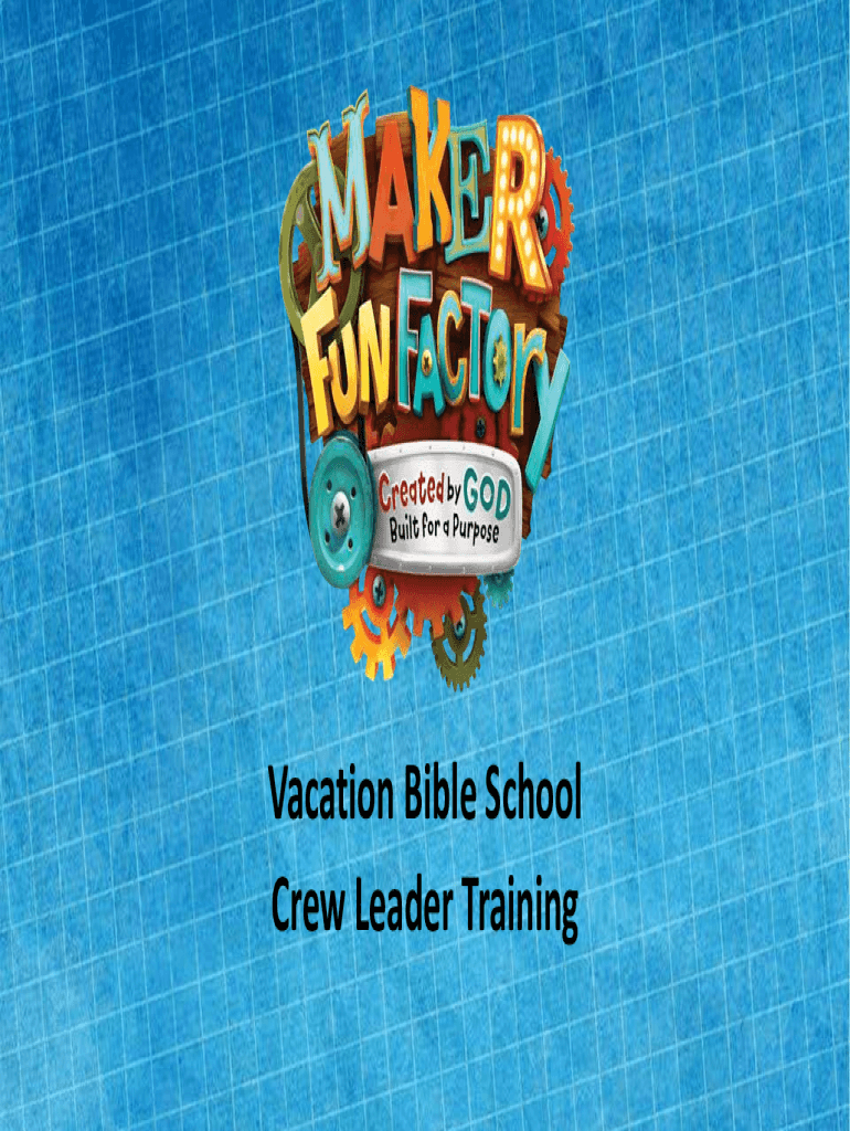 Fillable Online How to Plan an Amazing VBS - Your Essential 20 Step ...