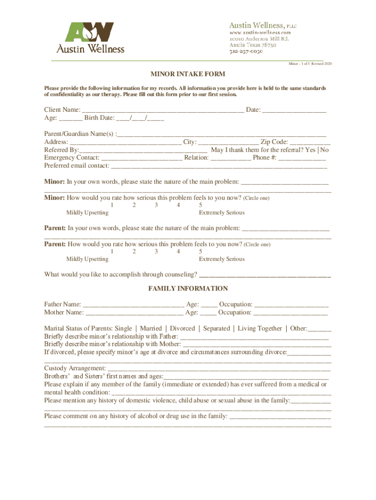 Fillable Online Don't Minimize The Value Of Client Intake Forms - ALPS ...