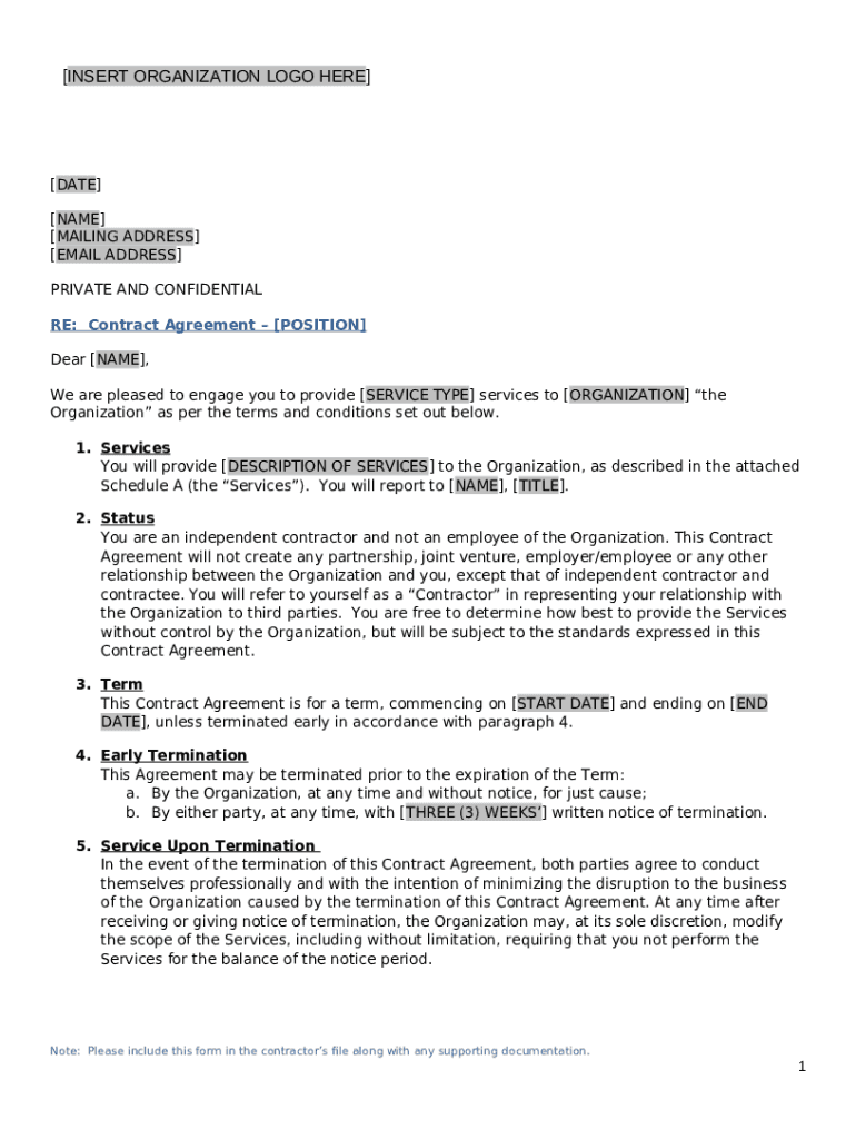 How To Write a Contract for an Employment Offer in 6 Steps Doc Template ...