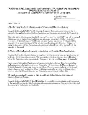 Fillable Online Parallel Generation Application Agreement - Liberty ...