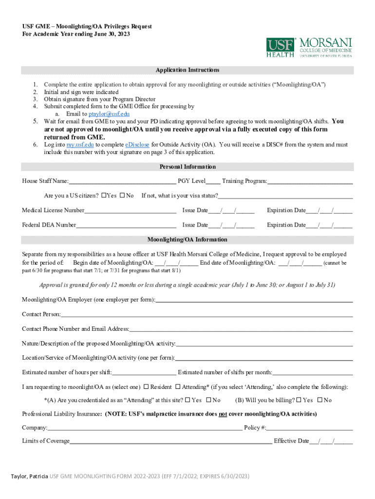 Fillable Online health usf Forms & Templates - USF Health - University ...