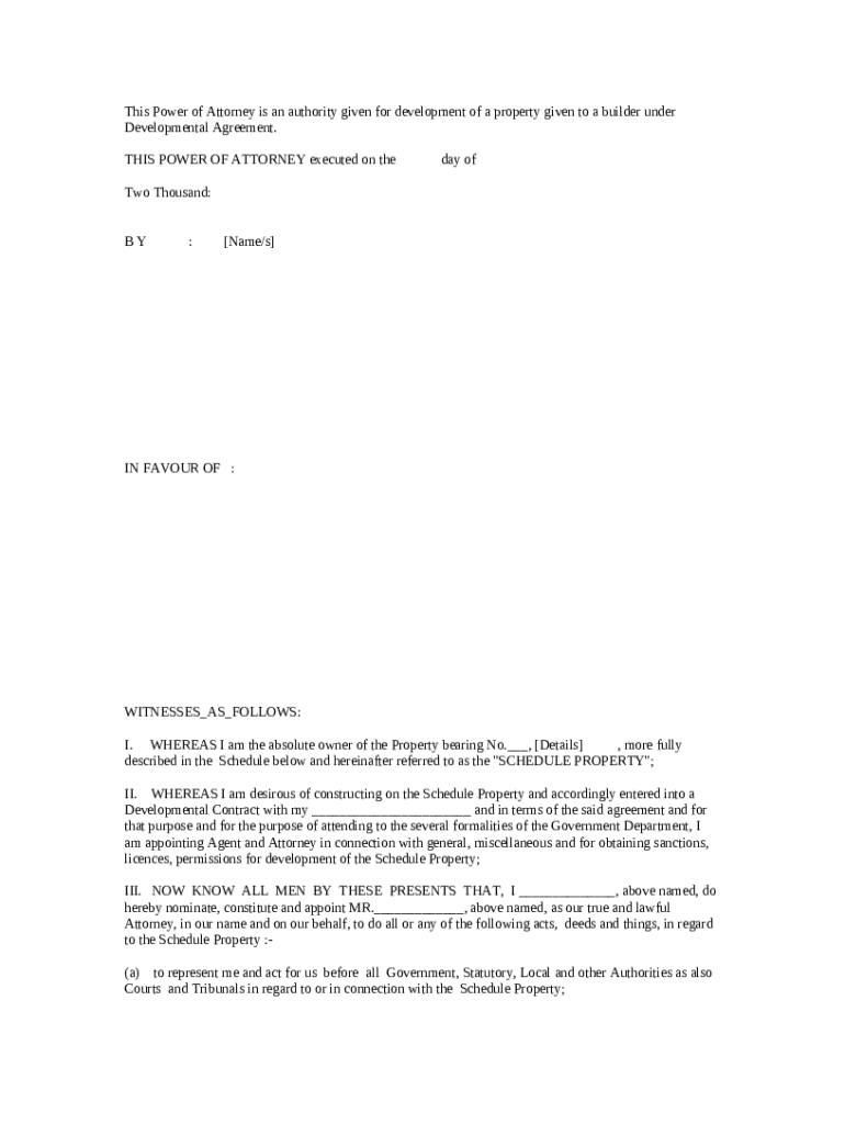 This Power of Attorney is an authority given for ... - Moneycontrol Doc ...