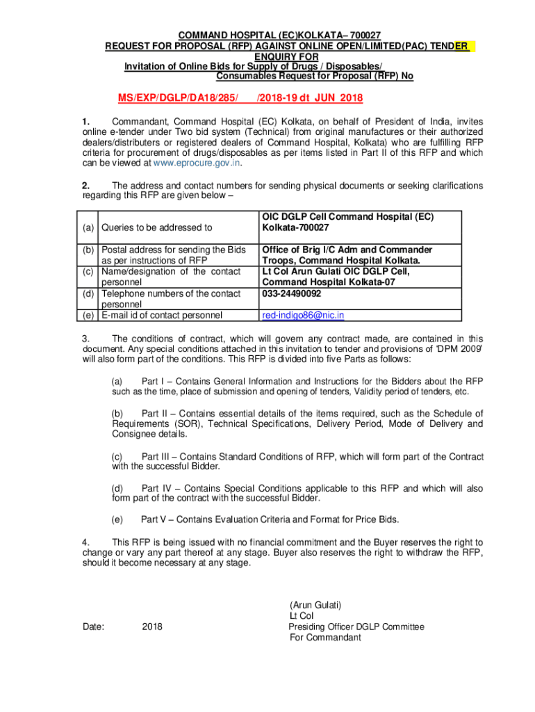 Fillable Online Command Hospital (EC) Kolkata C/o 99 APO CON/LIB ...