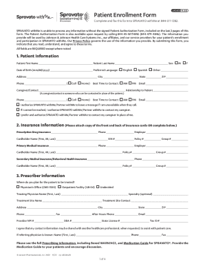 Fillable Online SPRAVATO withMe Prescription Enrollment Form Fax Email ...