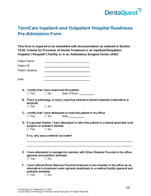 Fillable Online TennCare Forms and Agreements - TN.gov Fax Email Print ...