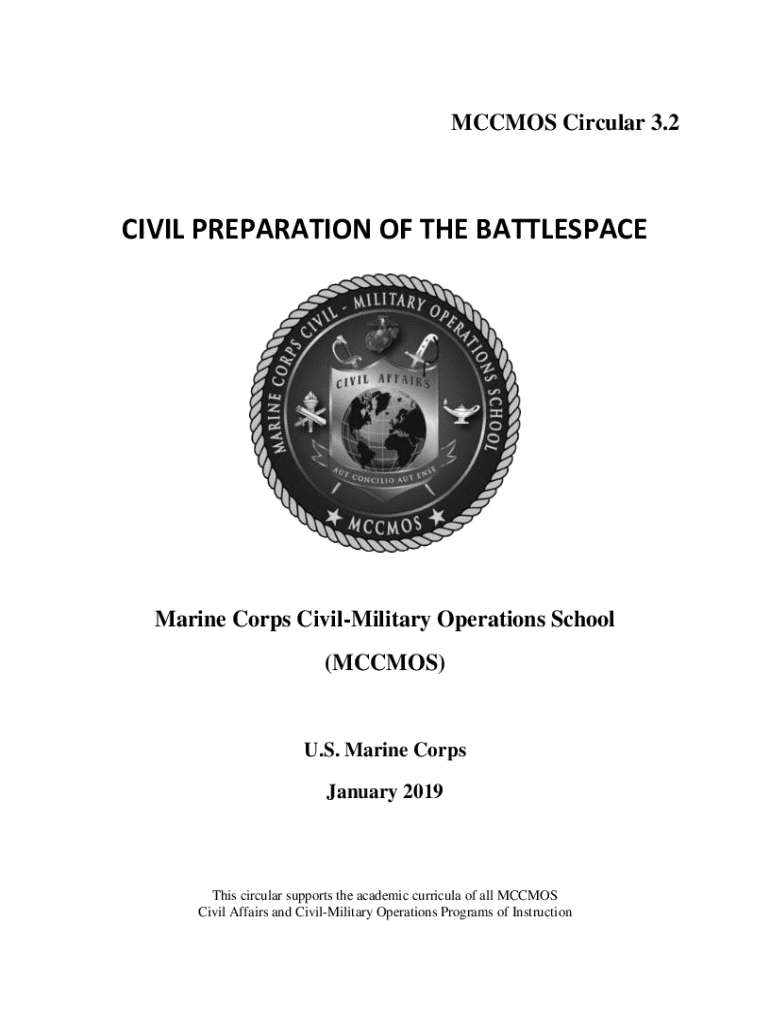 Fillable Online CIVIL PREPARATION OF THE BATTLESPACE Fax Email Print ...