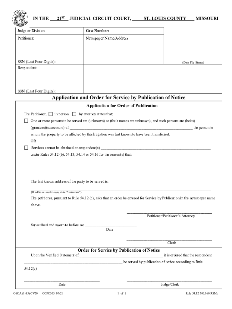 Fillable Online FILING INFORMATION SHEET - Missouri Courts - Mo.gov Fax ...