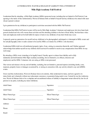 Fillable Online Request for Waiver of Authorization Fax Email Print ...