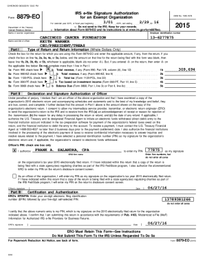 Fillable Online Form 8879-EO ERO's signature Fax Email Print - pdfFiller