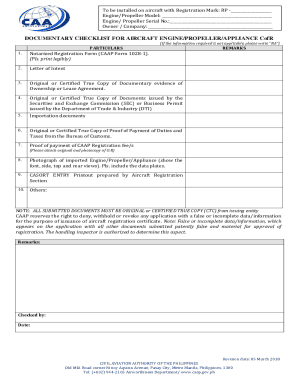 Fillable Online caap gov FAA Form 337 - Advisory Circular Fax Email ...