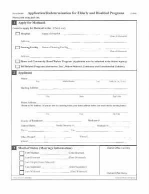 Fillable Online medicaid alabama Alabama Form Medicaid Application ...