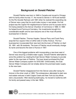 Fillable Online Donald Fletcher - Historical records and family trees ...