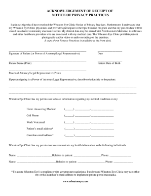 Fillable Online Acknowledgement-of-Receipt-of-Notice-of-Privacy ...