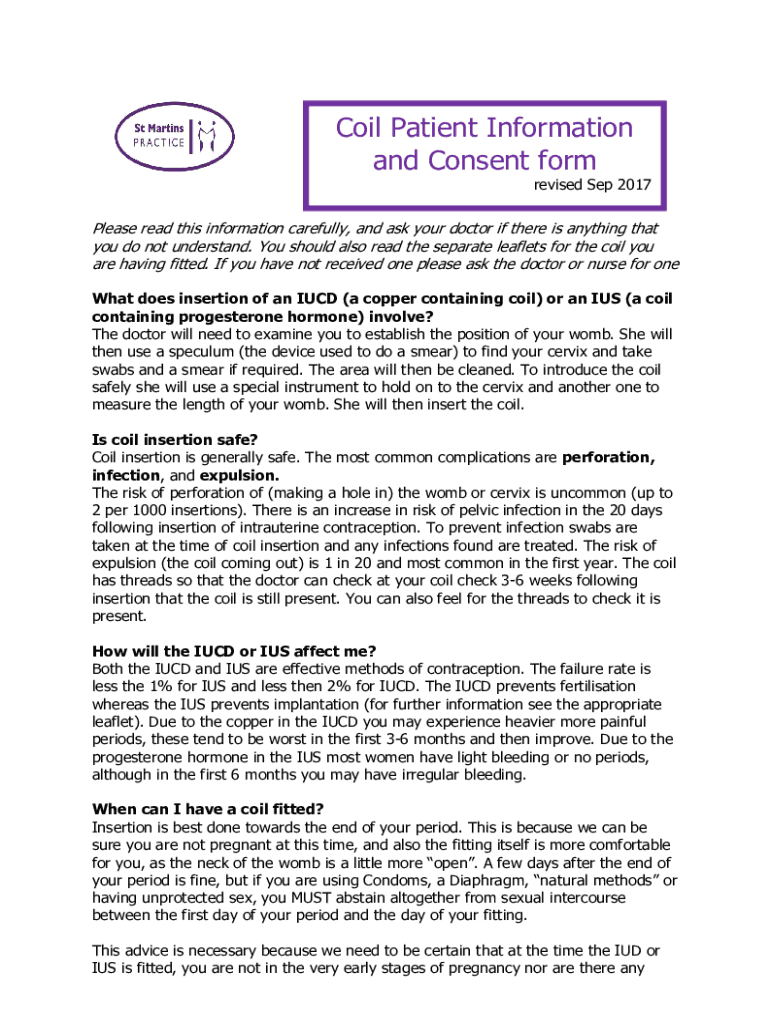Fillable Online Patient information sheet, consent form, advocate ...