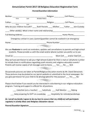 Fillable Online Registration form 2017-18.pdf Fax Email Print - pdfFiller