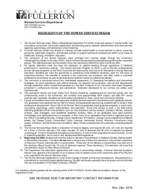 Fillable Online hhd fullerton What Can You Do With a Human Services ...