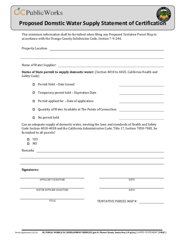 Fillable Online TENTATIVE TRACT MAP Fax Email Print - pdfFiller