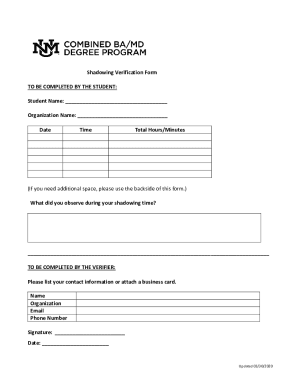 Fillable Online bamdas unm Volunteer Verification form Fax Email Print ...